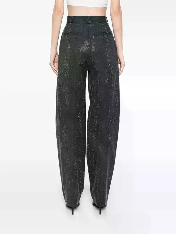 Alexander Wang Clear Bead Hotfix Trousers