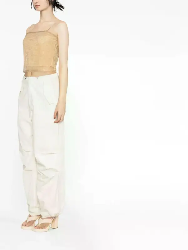 Alexander Wang Embellished Silk Top