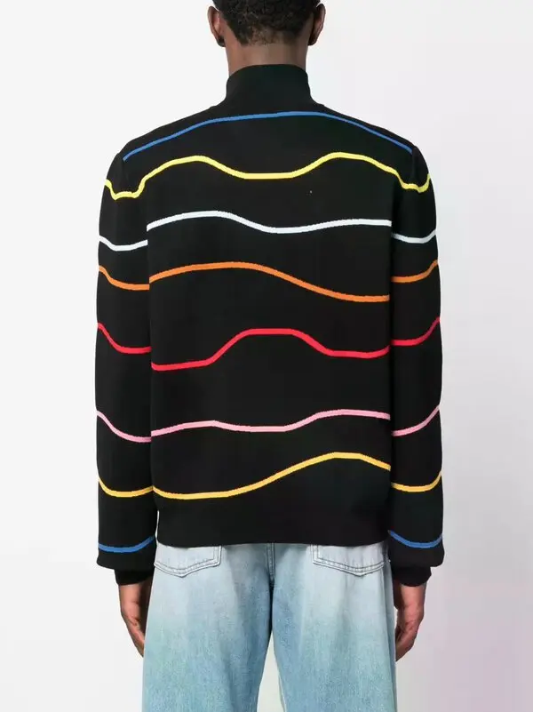 Marni Stripe-pattern Cotton Cardigan