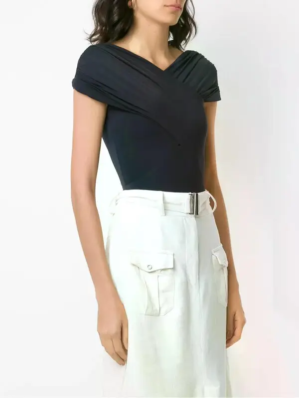AMIR SLAMA Open Back Body Blouse