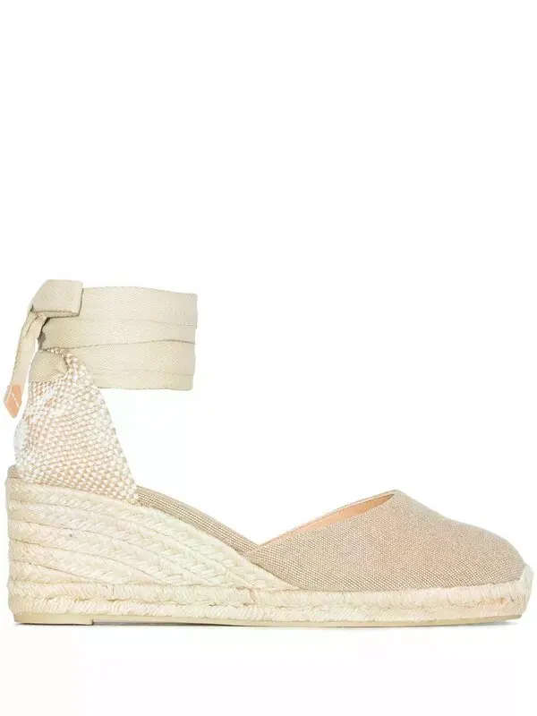 CastaÑer Carina 60mm Wedge Espadrilles - Neutrals