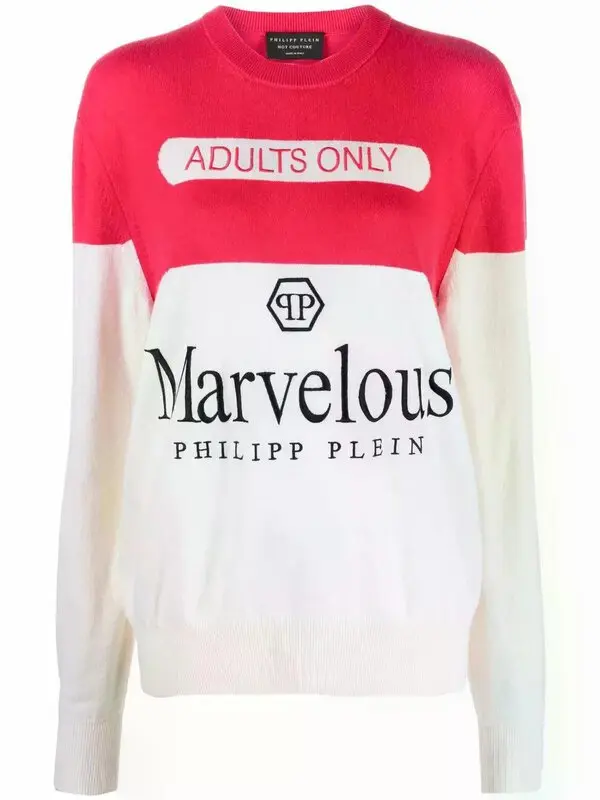 Philipp Plein Cashmere Color-block Jumper