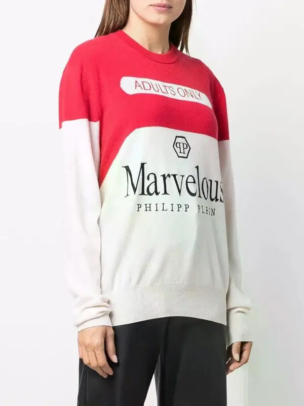 Philipp Plein Cashmere Color-block Jumper