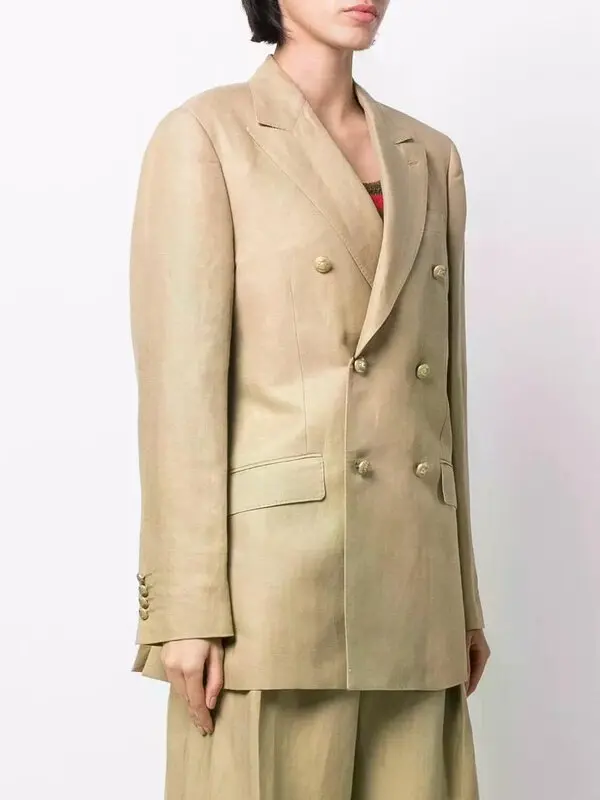 Etro Double-breasted Jacket - Brown