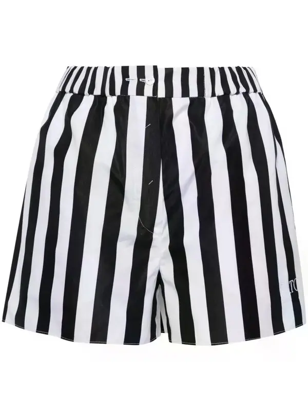 PATOU Striped Cotton Boxer Shorts