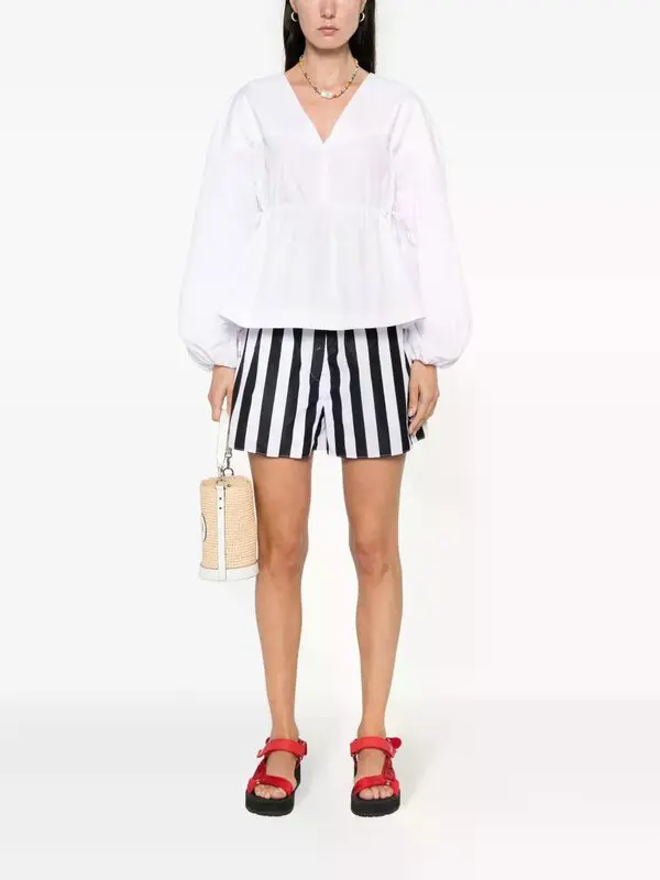PATOU Striped Cotton Boxer Shorts