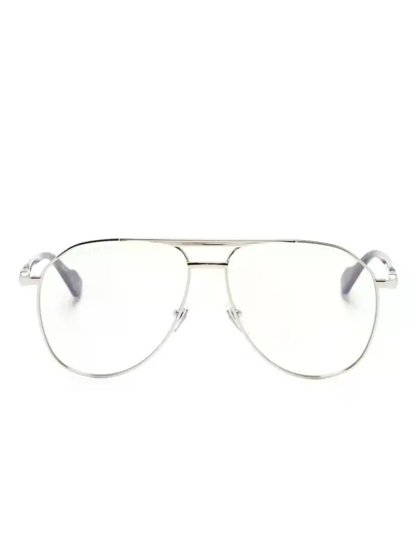 Gucci Pilot-frame Sunglasses - Grey