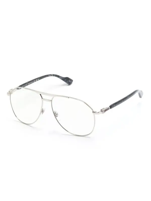 Gucci Pilot-frame Sunglasses - Grey