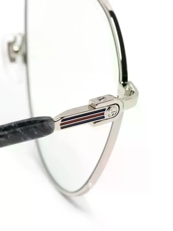 Gucci Pilot-frame Sunglasses - Grey