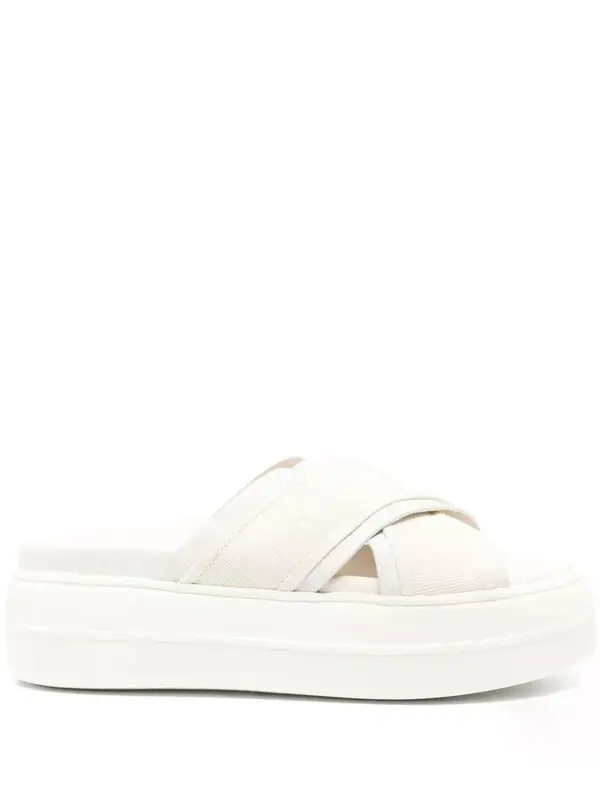 Hogan Skyscraper Sandals - Neutrals