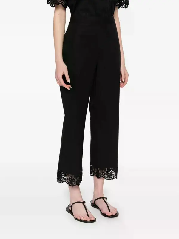 TWINSET Lace-trim Trousers