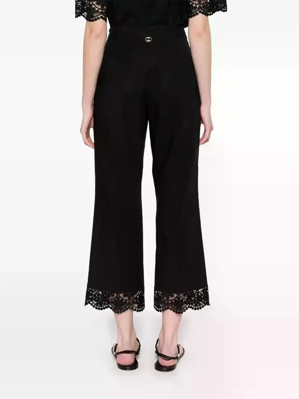 TWINSET Lace-trim Trousers