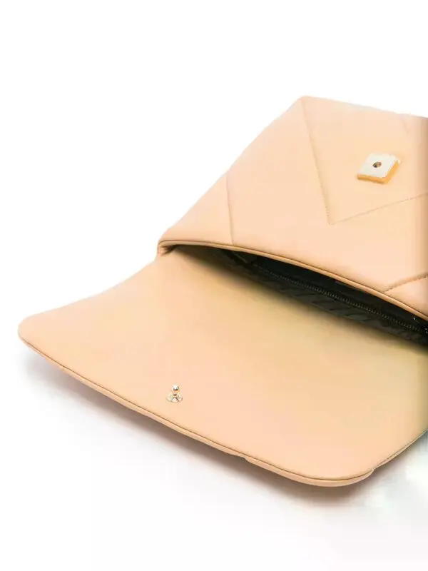 Patrizia Pepe Padded Leather Shoulder Bag