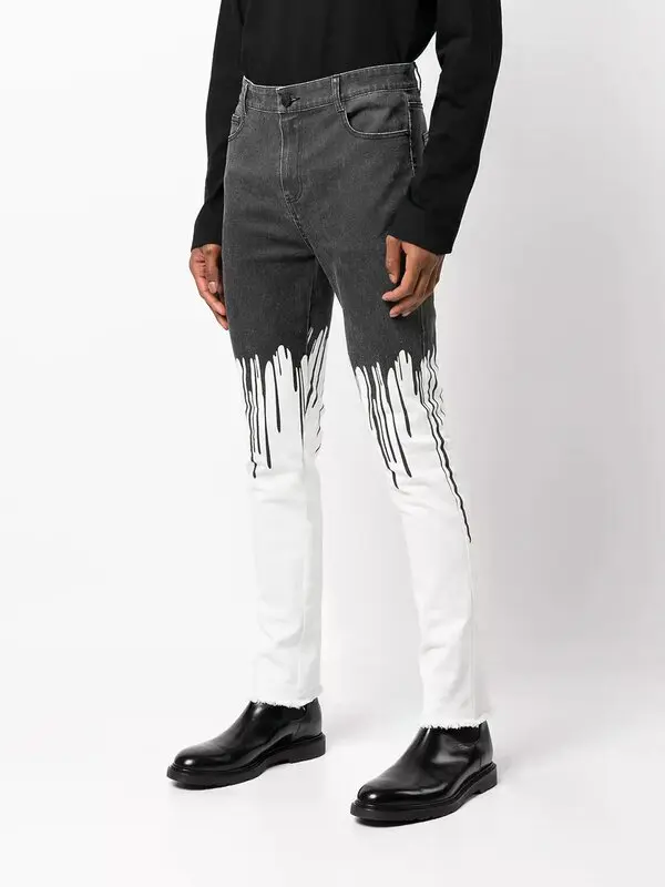 HACULLA. Dripping Mid-rise Skinny Jeans