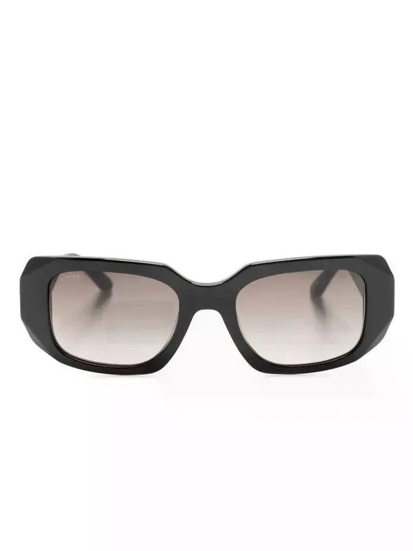 ASPINAL OF LONDON Kiran Rectangle-frame Sunglasses - Black