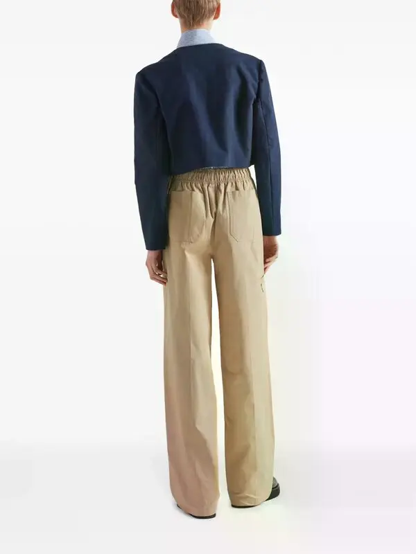 Prada Poplin Palazzo Pants