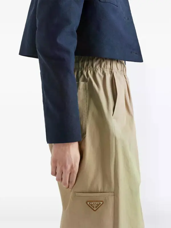 Prada Poplin Palazzo Pants