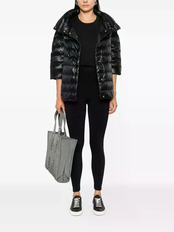 Herno Quilted Funnel-neck Jacket