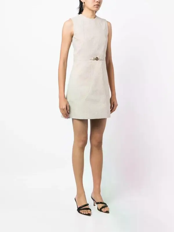 PATOU Logo-jacquard Cotton A-line Minidress
