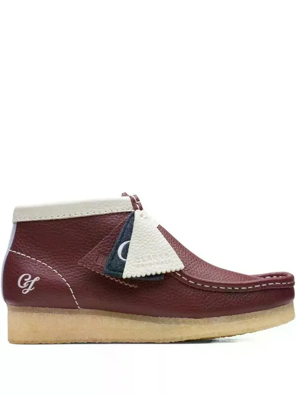 Clarks Wallabee Desert Boots - Red