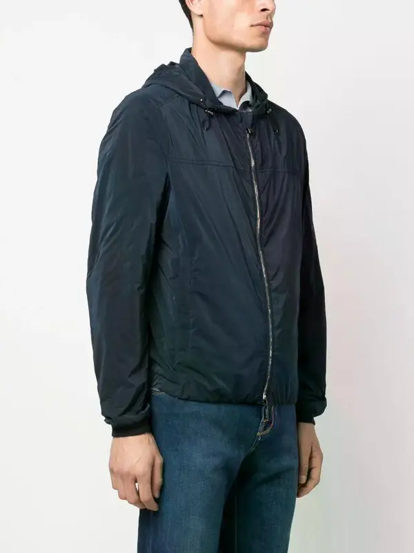 MOORER Zip-up Hooded Jacket
