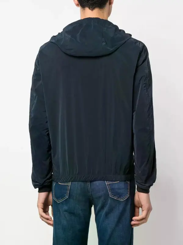 MOORER Zip-up Hooded Jacket