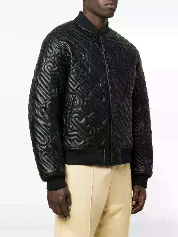 Moschino Logo-embossed Bomber Jacket