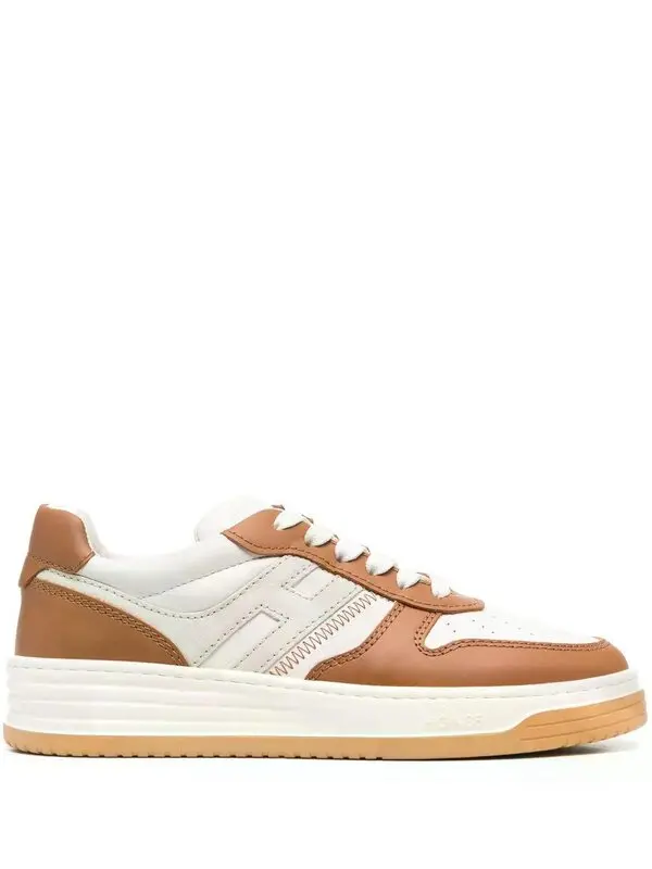Hogan Logo-detail Low-top Sneakers - Brown