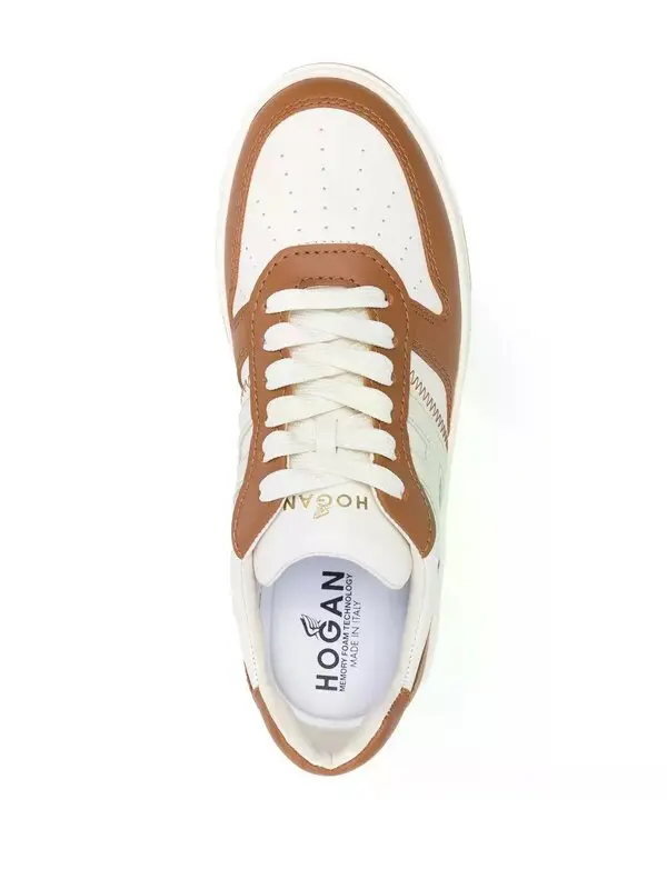 Hogan Logo-detail Low-top Sneakers - Brown