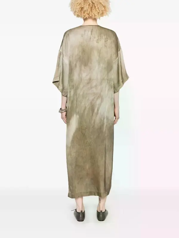 UMA WANG Satin Midi Dress