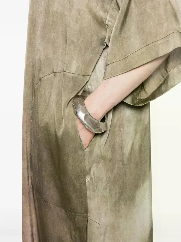 UMA WANG Satin Midi Dress