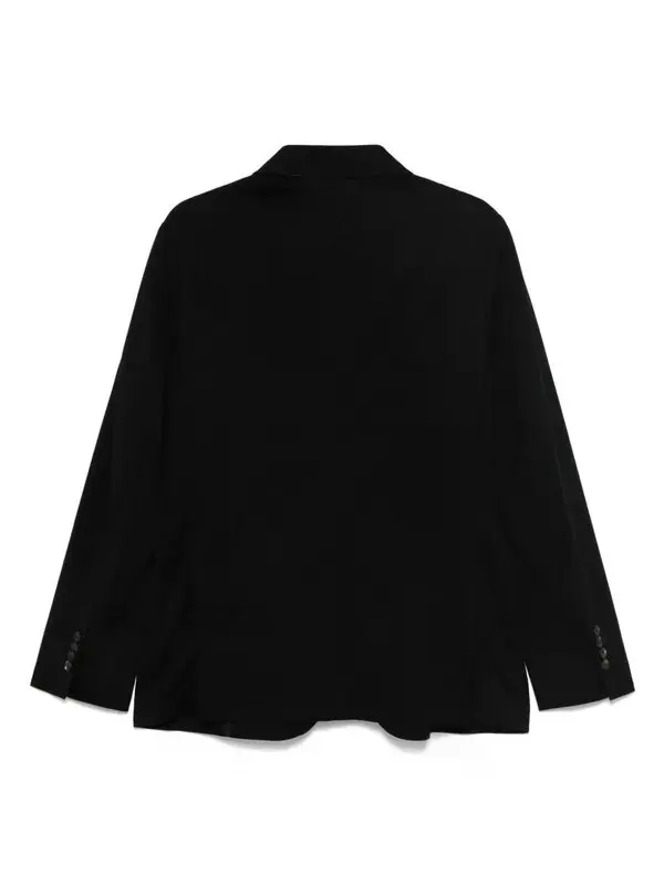 CIRCOLO 1901 Piqué-weave Blazer - Black
