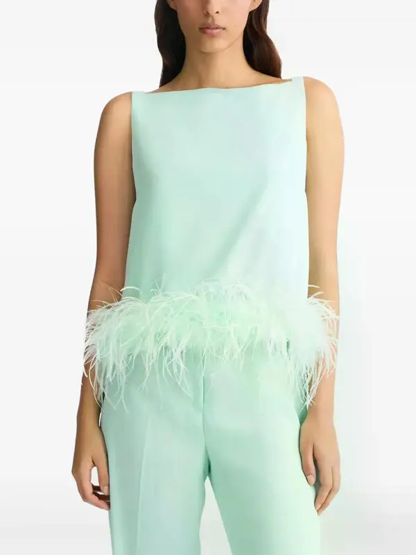 Liu Jo Feather-trim Blouse
