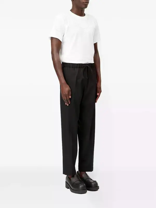 MAISON MARGIELA Drawstring Cropped Trousers
