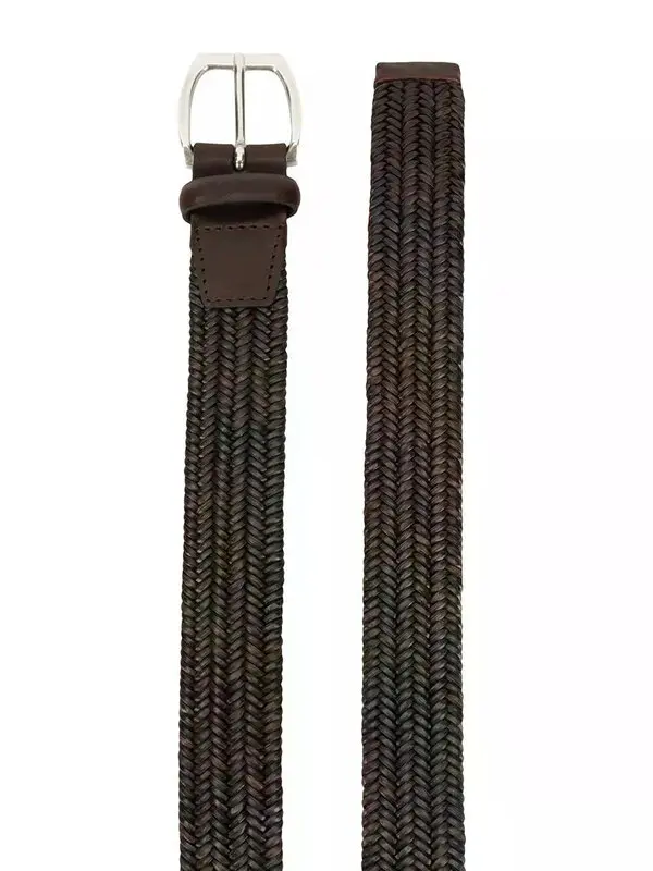 Orciani Braided Style Buckled Belt