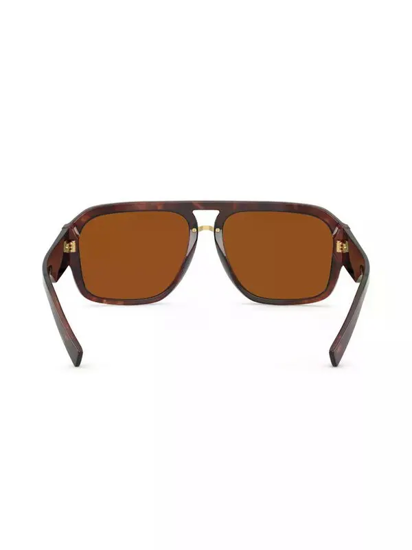 Dolce & Gabbana Dg Crossed Pilot-frame Sunglasses