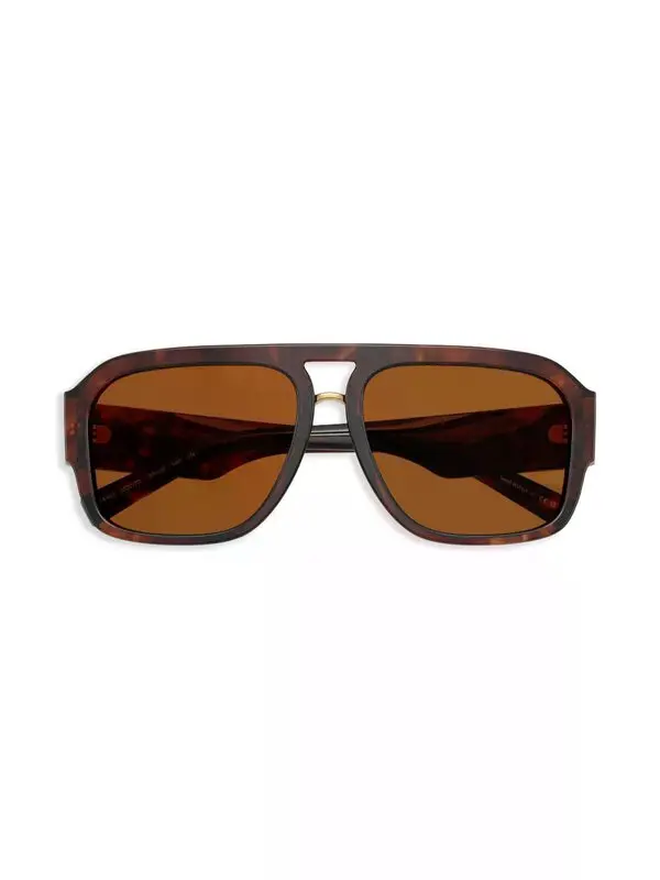 Dolce & Gabbana Dg Crossed Pilot-frame Sunglasses
