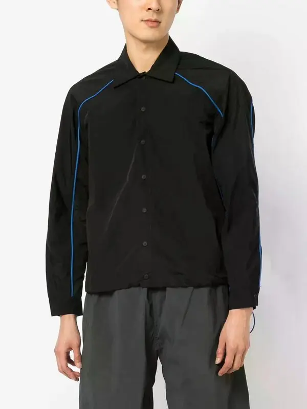 BEN TAVERNITI UNRAVEL PROJECT Rear-logo Print Shirt Jacket