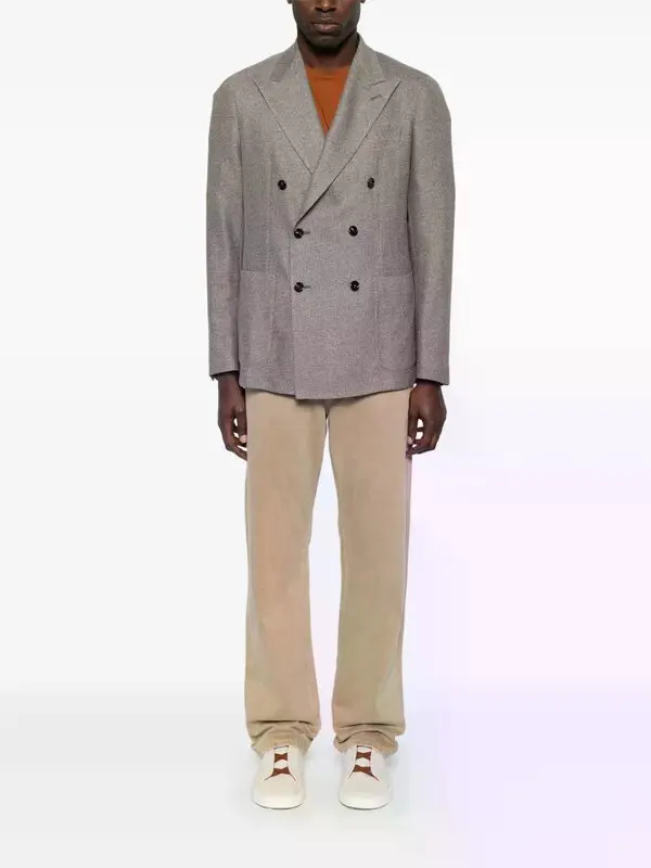 Tagliatore Double-breasted Blazer - Brown