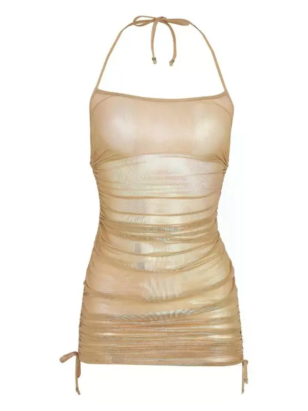 AMIR SLAMA Draped Mini Dress