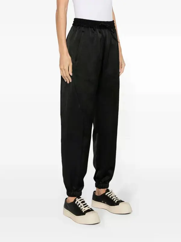 Y3 Logo-print Seersucker Track Pants