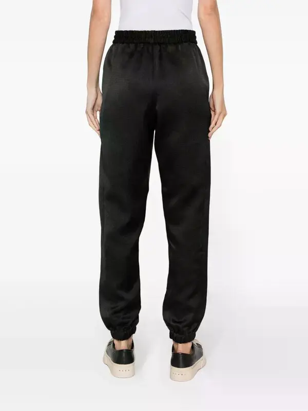 Y3 Logo-print Seersucker Track Pants