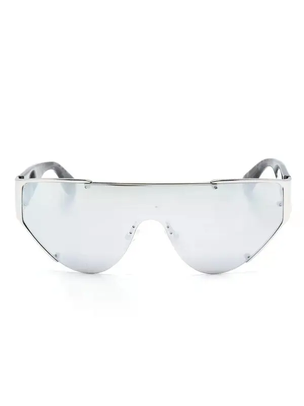 Alexander McQueen Shield-frame Mirrored Sunglasses