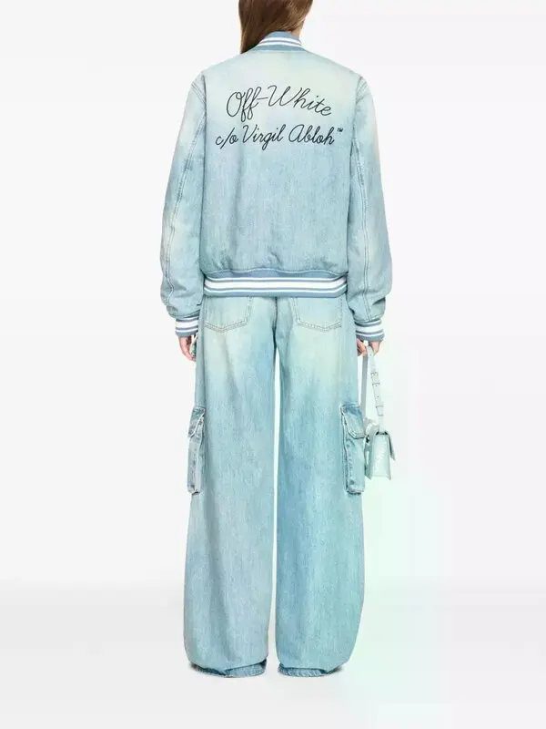 Off-White Wide-leg Cargo Jeans