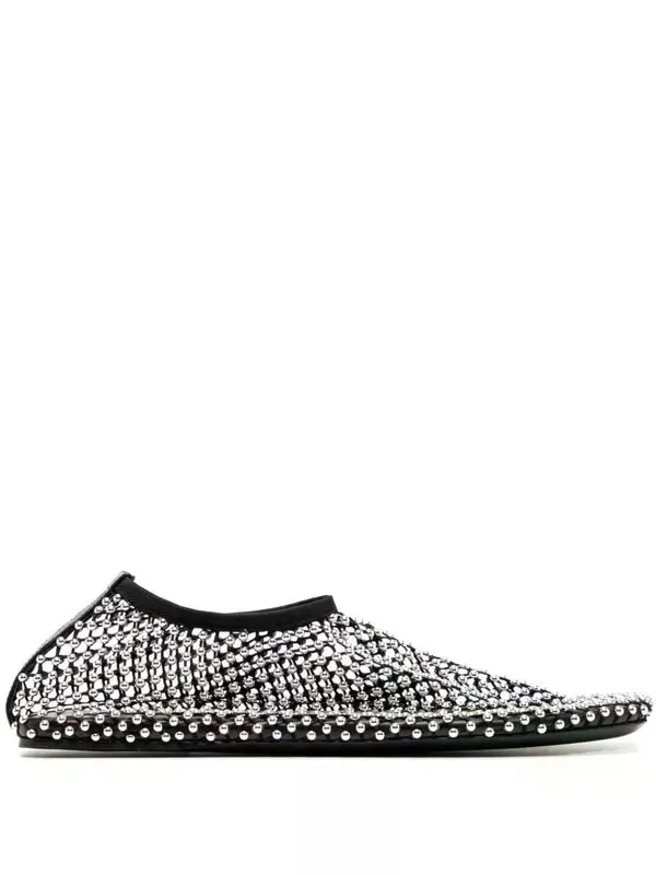 Christopher Esber Minette Stud Ballerina Shoes - Black