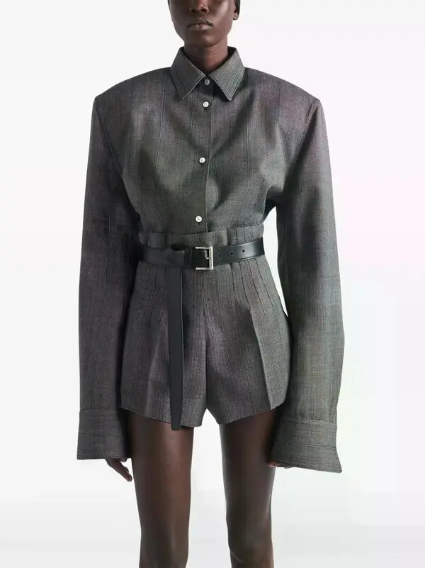 Prada Single-breasted Pinstripe Jacket