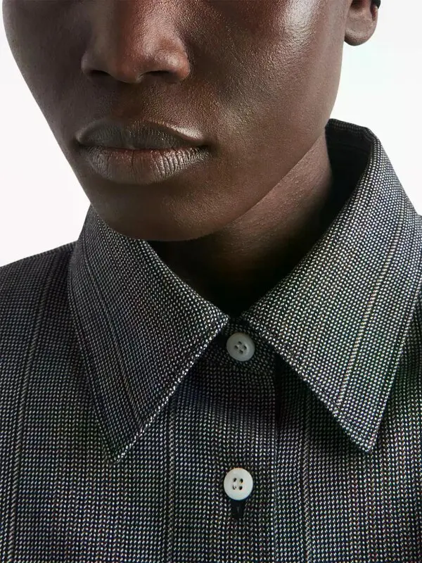 Prada Single-breasted Pinstripe Jacket