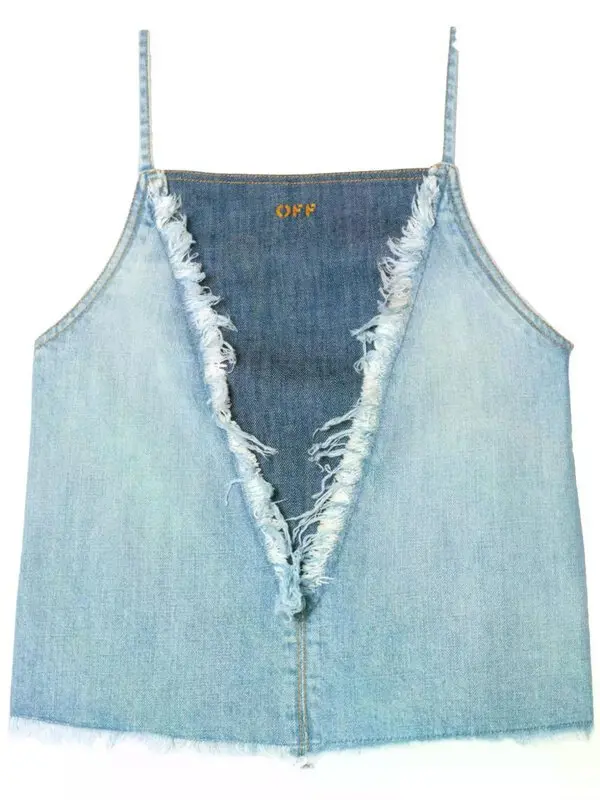 Off-White Denim Top - Blue