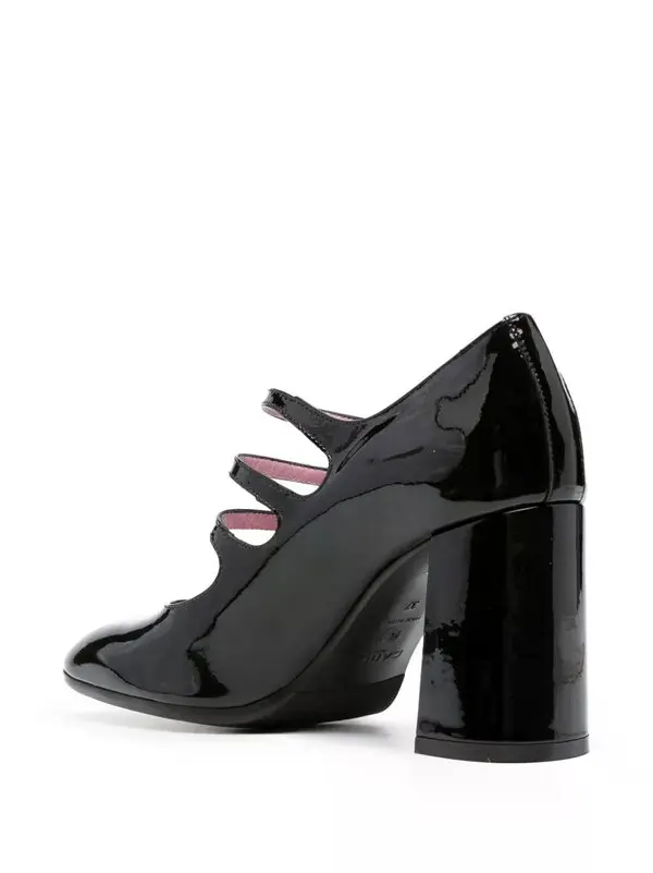 CAREL Patent Leather Mary Jane Pumps - Black