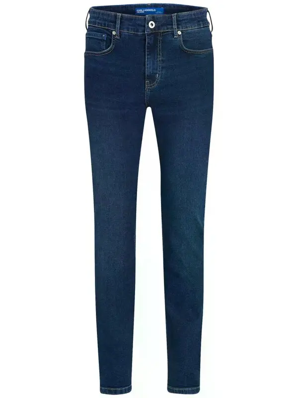 Karl Lagerfeld Mid-rise Skinny Jeans - Blue